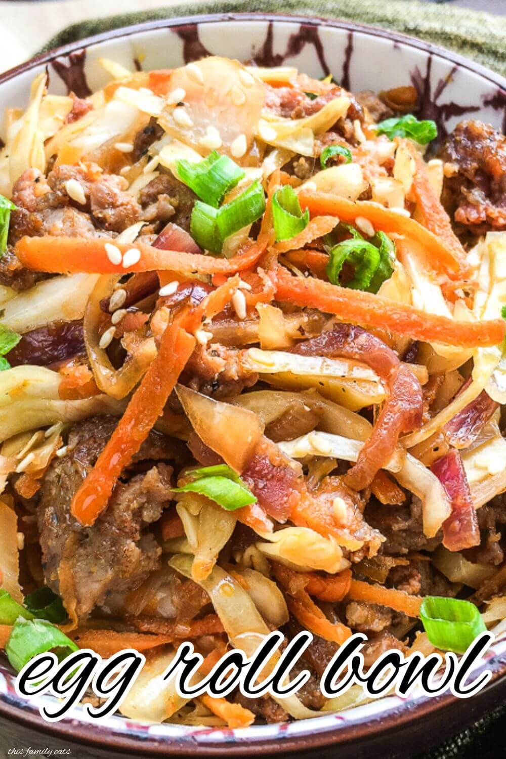 Egg Roll Bowl
