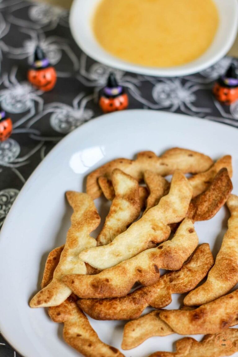 Air Fryer Bat Chips and Cheese Dip - This Family Eats
