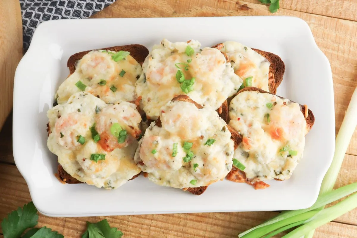 Easy Baked Shrimp Toast